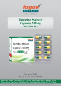 Flupirtine Maleate 100 mg Capsule – Logos Pharma