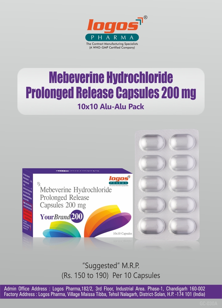 Mebeverine HCl 200 mg SR Capsule - logospharma