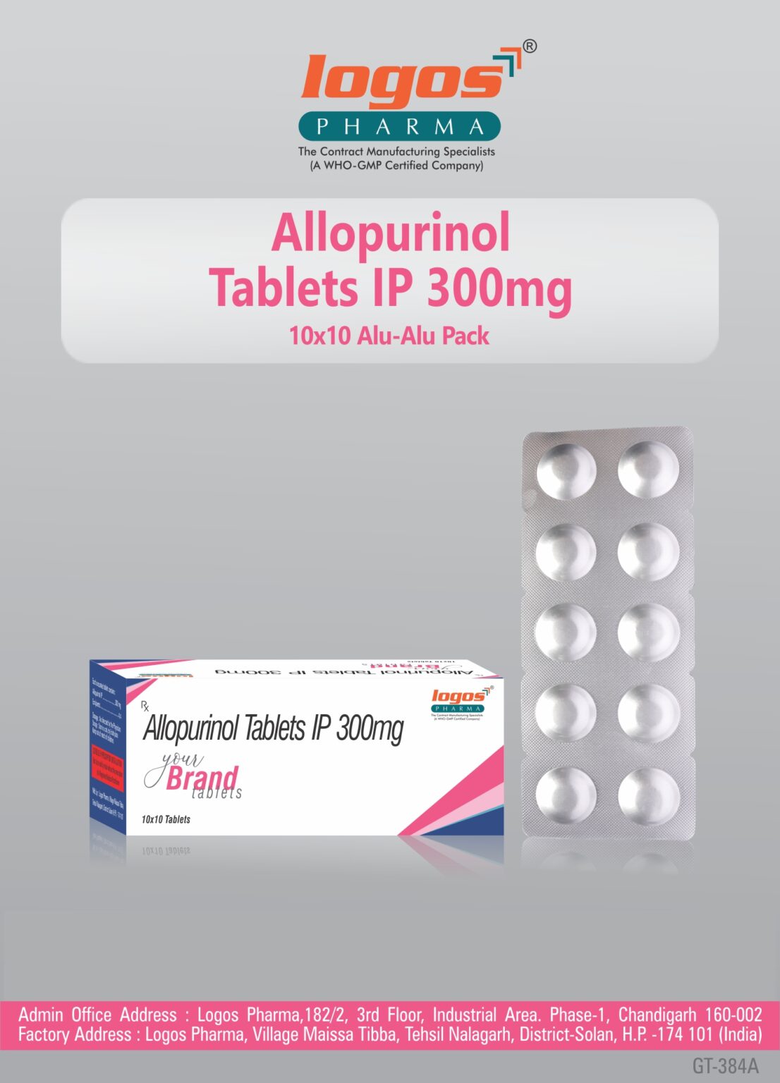 Allopurinol 100 / 300 mg Tablet – Logos Pharma