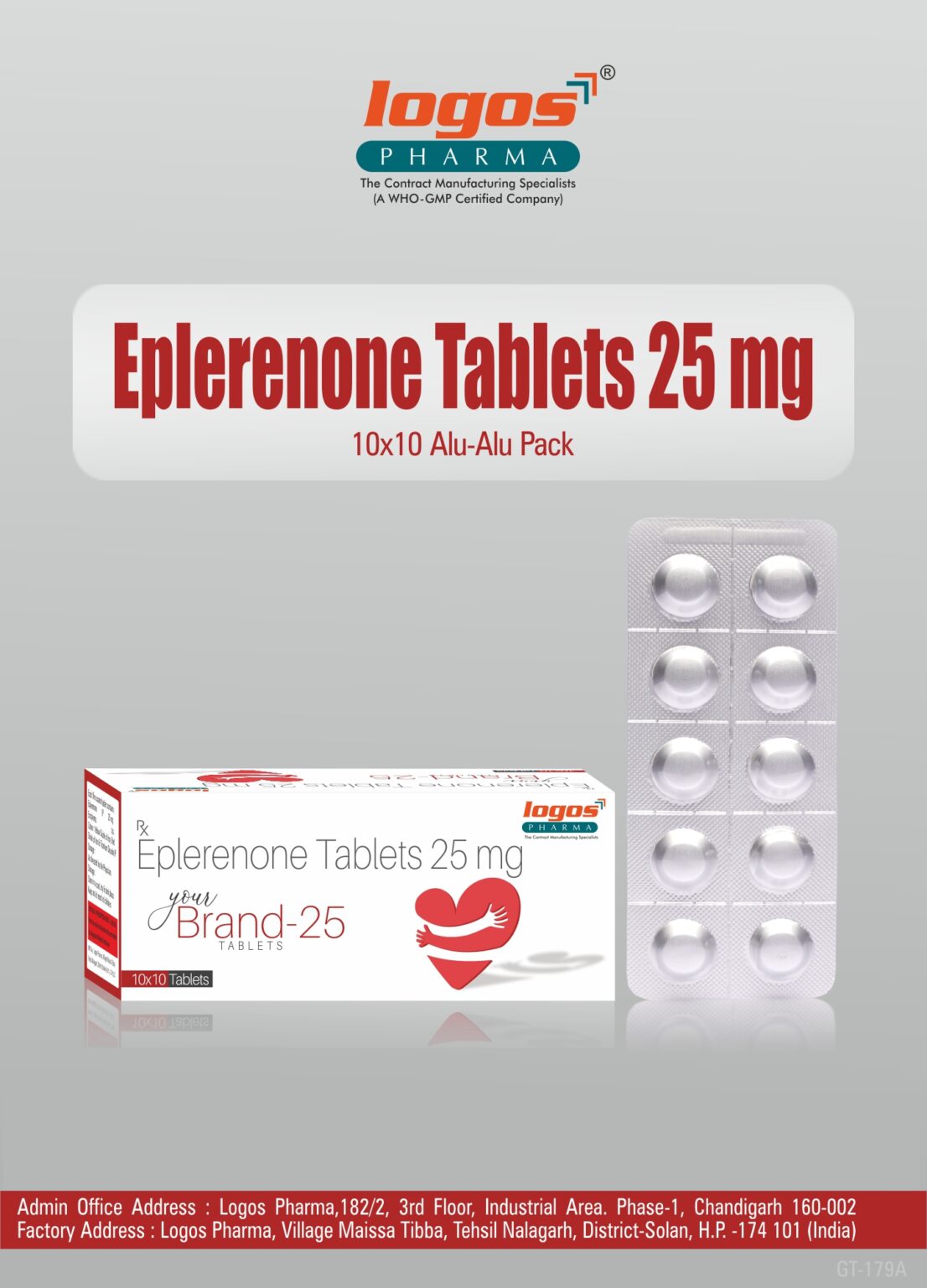 Eplerenone 25 mg Tablet – Logos Pharma