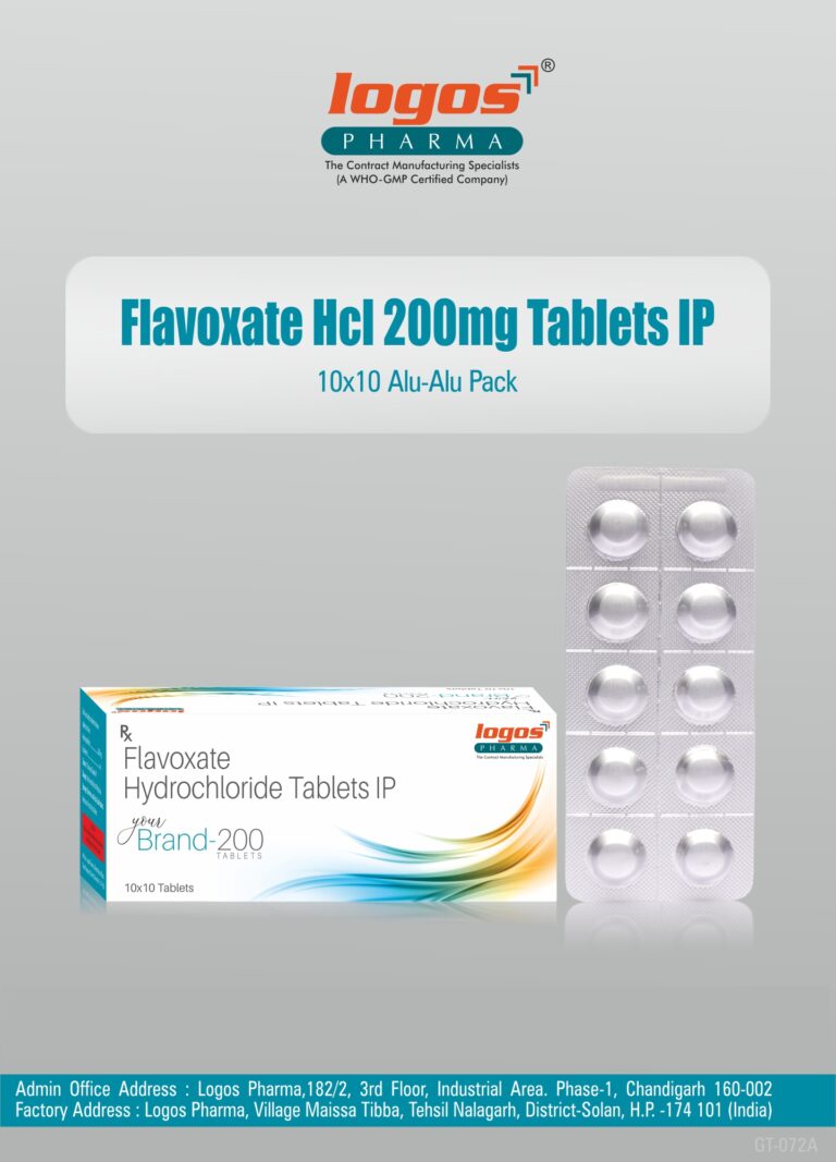 Flavoxate 200 mg Tablet – Logos Pharma