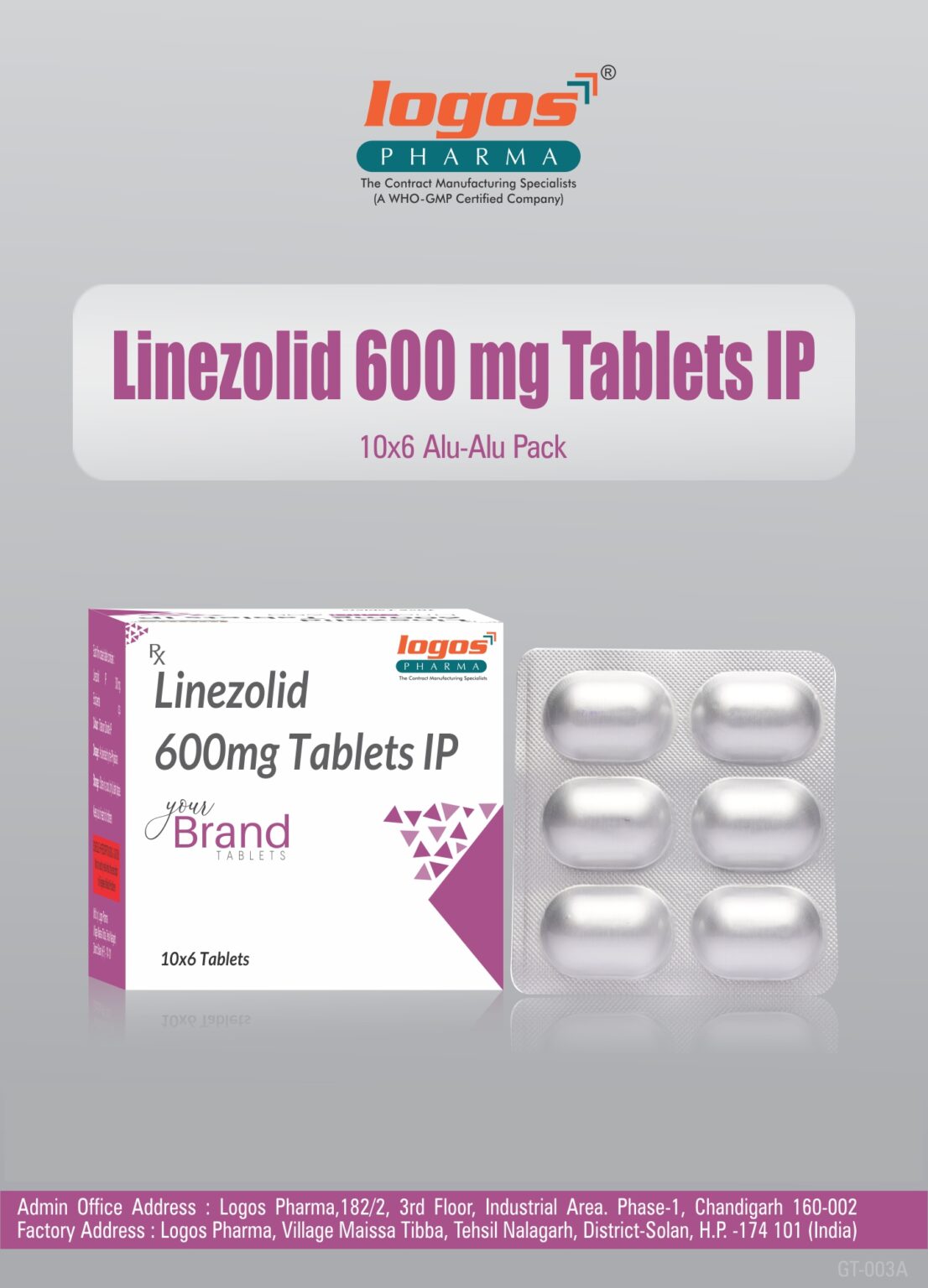 Linezolid 600 mg Tablet – Logos Pharma