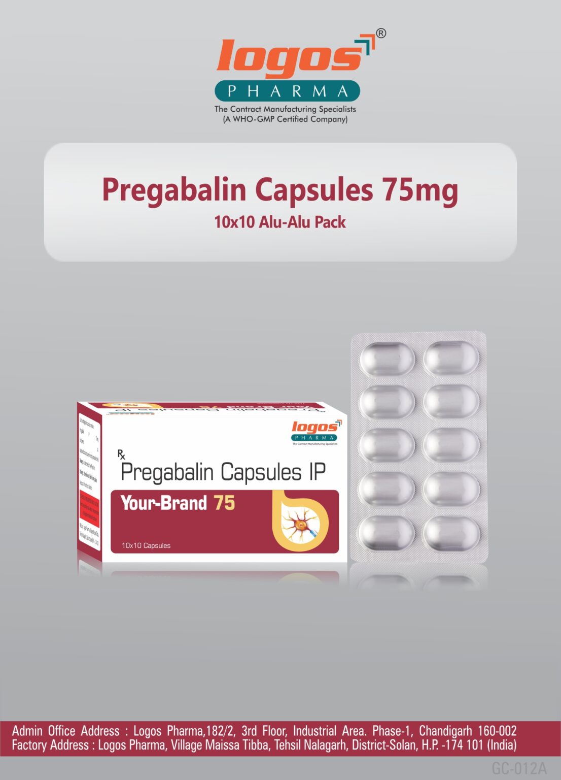 Pregabalin 75 mg Capsule - Logos Pharma