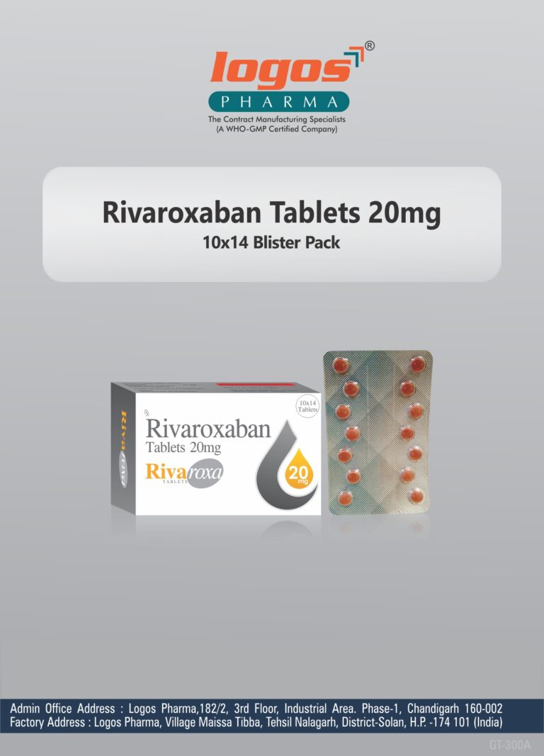 Rivaroxaban 20 mg Tablet – Logos Pharma