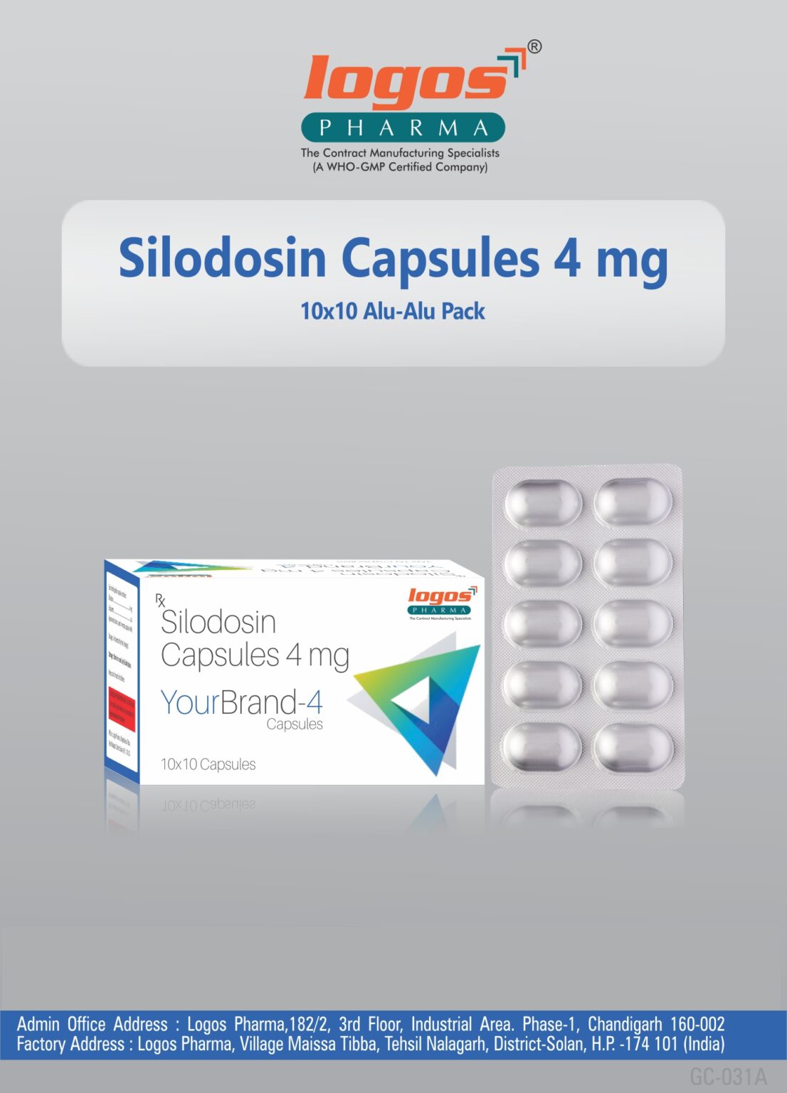 Silodosin 4 / 8 mg Capsule - Logos Pharma