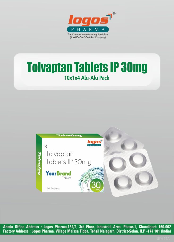Tolvaptan 15 / 30 mg Tablet – Logos Pharma